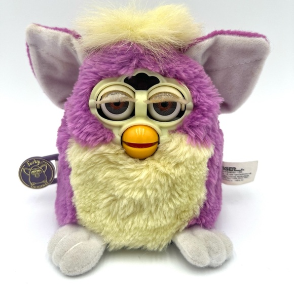 Furby | Toys | Vintage Furby 999 9s Purple And Yellow Springtime Furby ...